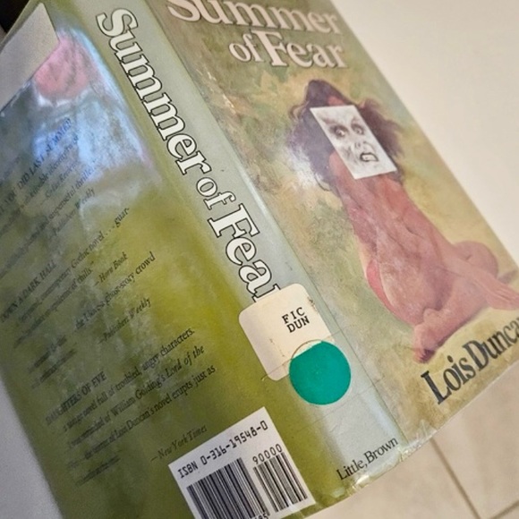 Vintage | Other | Vintage Hardback Book Summer Of Fear By Lois Duncan ...